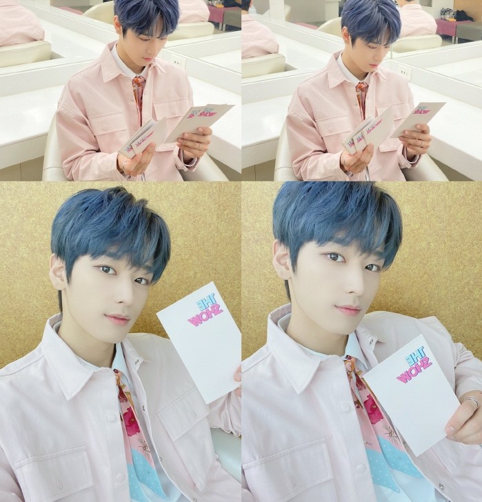 더보이즈 주연, ‘더쇼’ MC 대기실 비하인드 컷 공개 - RPM9 전자신문엔터테인먼트