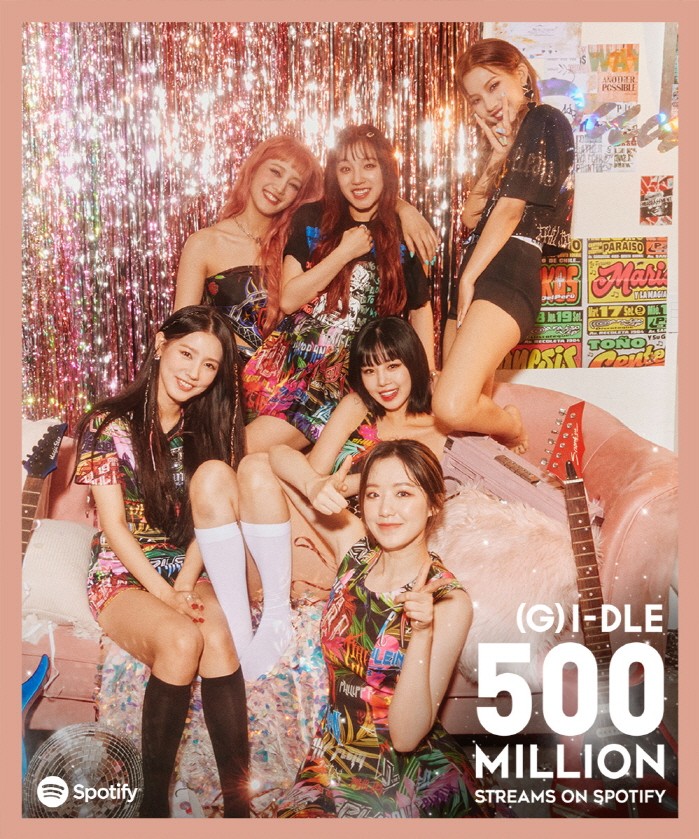 (여자)아이들, 스포티파이 누적 5억 스트리밍 달성 - RPM9 전자신문엔터테인먼트