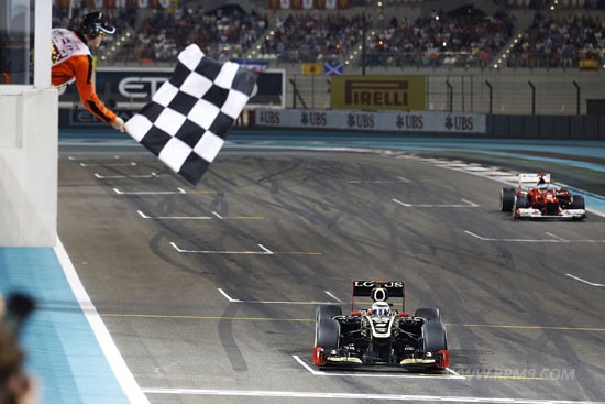 F1 아부다비 그랑프리에 라이코넨 우승 - RPM9 전자신문엔터테인먼트